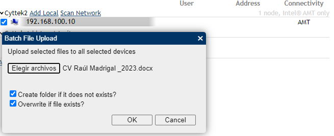 Batch File Upload · Issue 5160 · Ylianstmeshcentral · Github 5099
