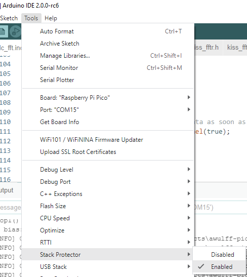 Deadlock With Multithreading And Kiss Fft · Issue 632 · Earlephilhowerarduino Pico · Github