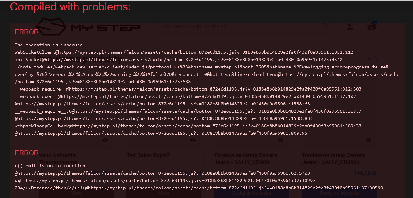 🐛 Bug Operation Is Insecure · Issue 223 · Oksydanfalcon · Github 