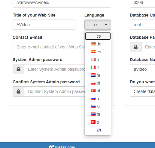 English not available as new site language · Issue #4753 · WWBN/AVideo · GitHub