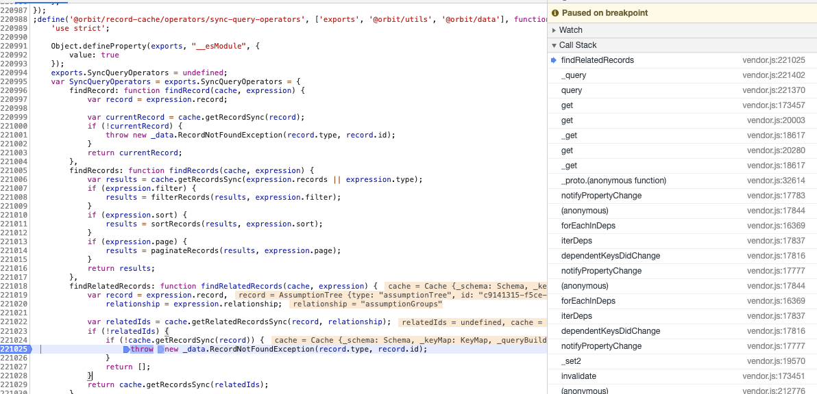 RecordNotFound error from LiveQuery after removing record · Issue #179 · orbitjs/ember-orbit ...