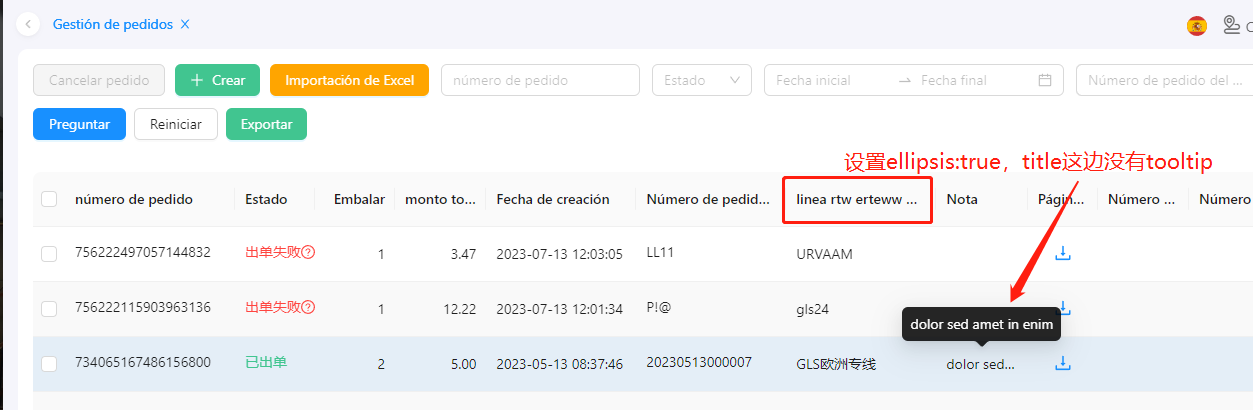 🐛 Bug Protable 的columns设置ellipsis后，title出现了省略号，但是移上去没有tooltip弹窗 · Issue 7468 · Ant Designpro 