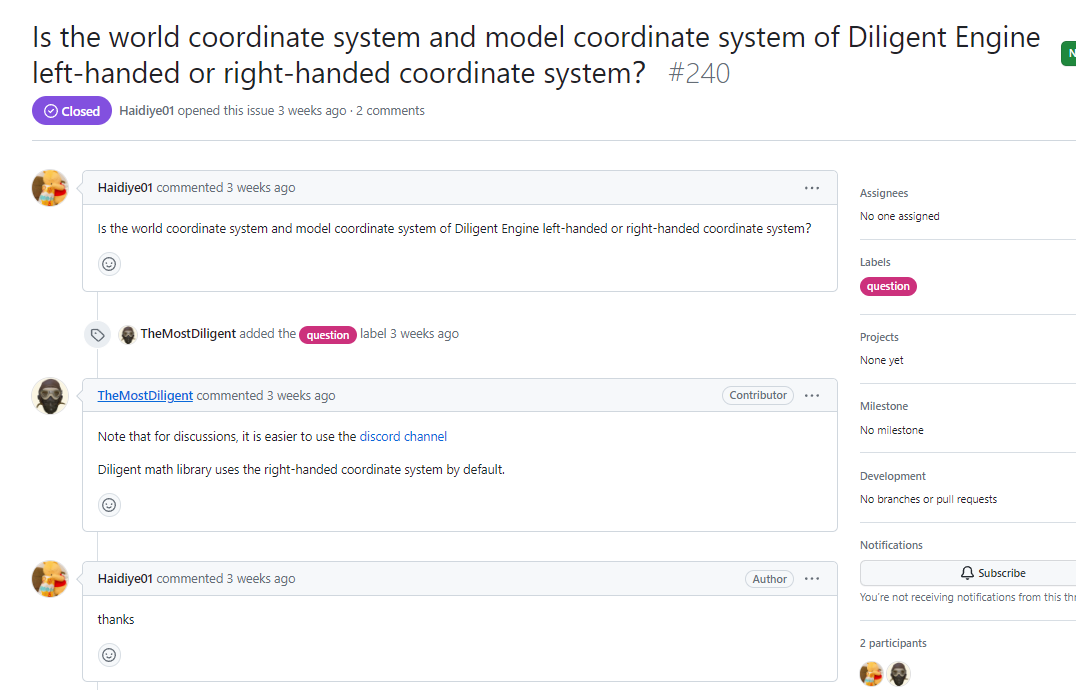 Why do objects display in a left-hand coordinate system · Issue #255 · DiligentGraphics ...