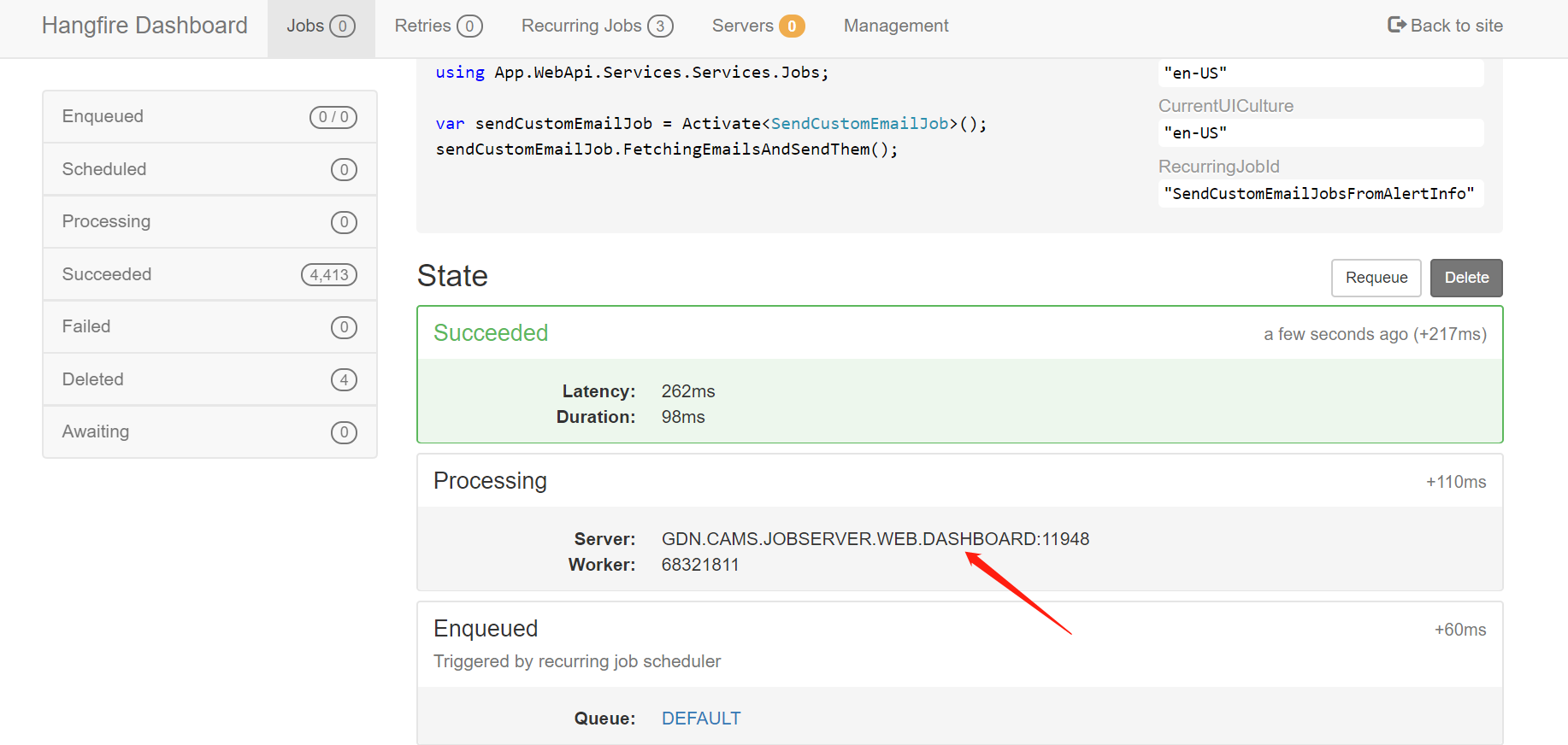 Recurring jobs was still running when there's no active server · Issue #1288 · HangfireIO ...