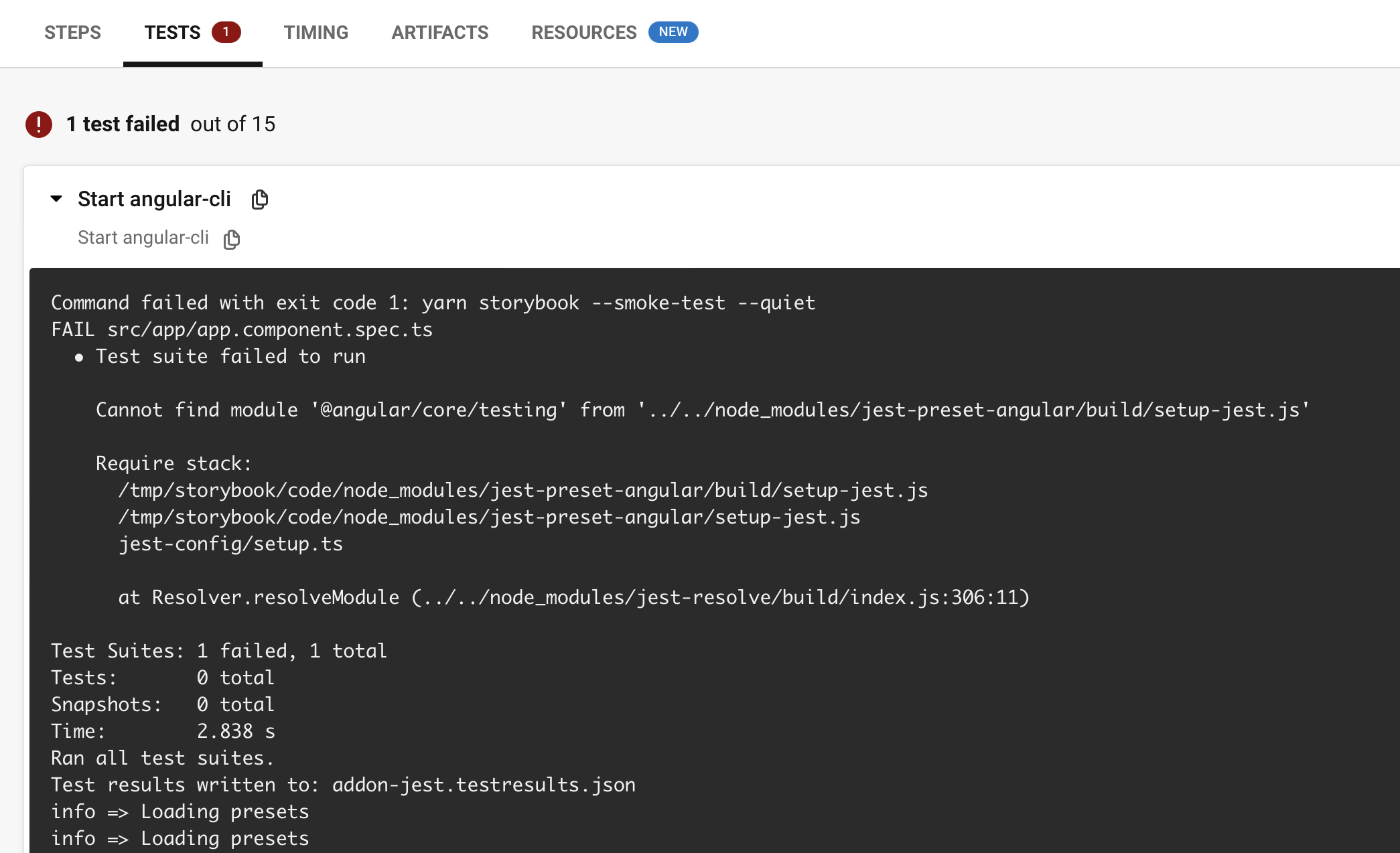 Output Junit Xml From Smoketest Examples And Chromatic By Tmeasday 