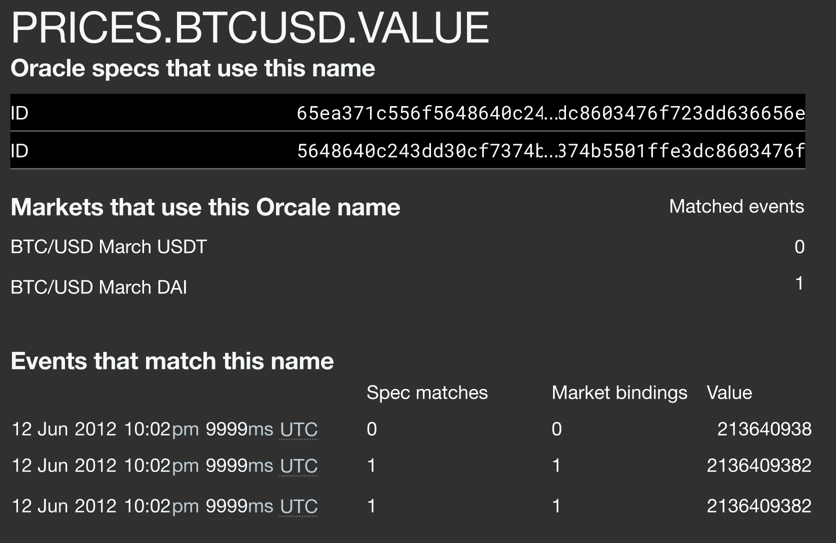 Oracles in block explorer · Issue #633 · vegaprotocol/frontend-monorepo · GitHub