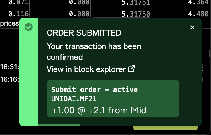 Submit pegged orders · Issue #1062 · vegaprotocol/frontend-monorepo · GitHub
