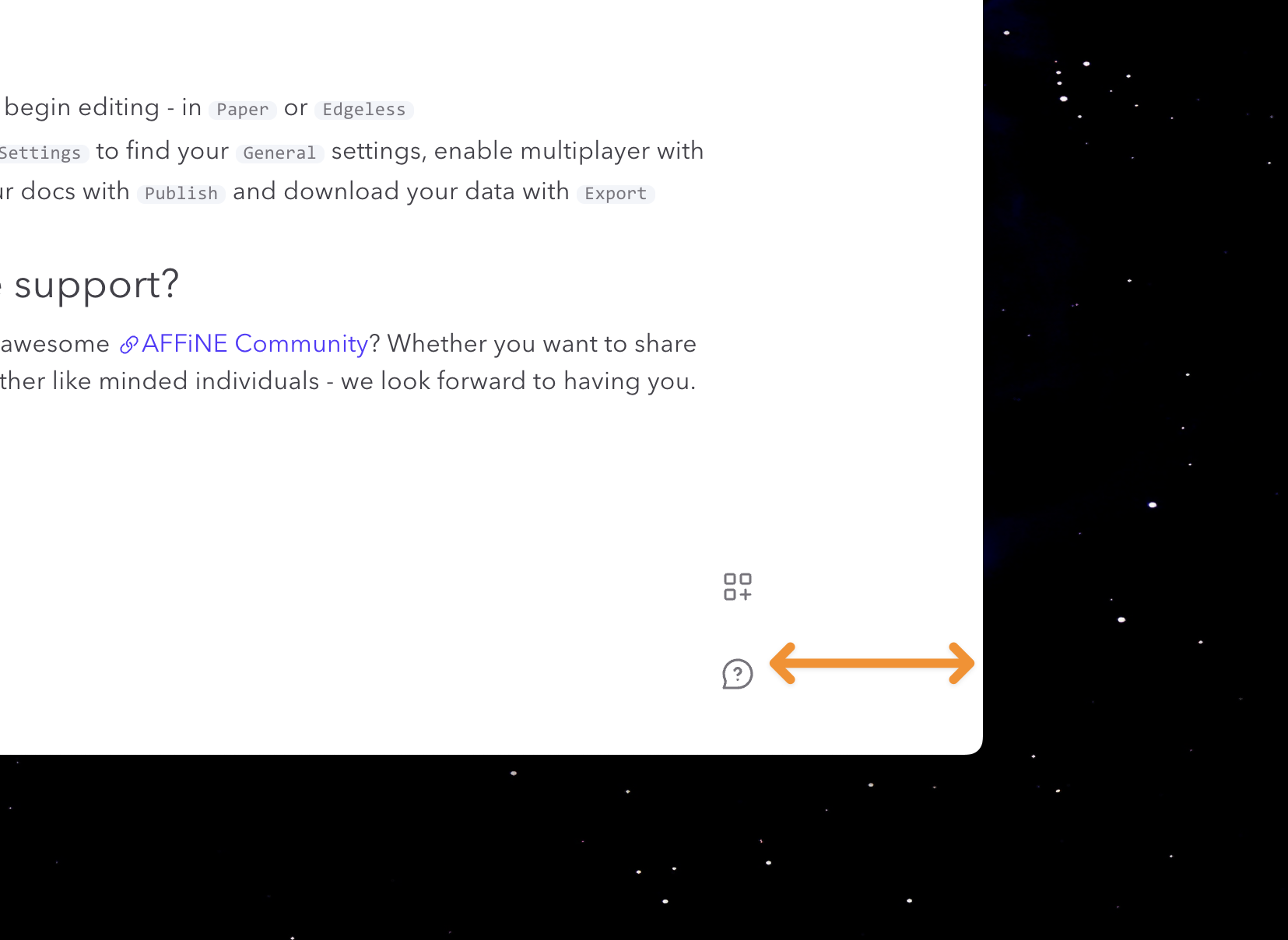 Buttons In The Bottom Right Corner Block Hub And Help Is Wrong Positioned In The New 
