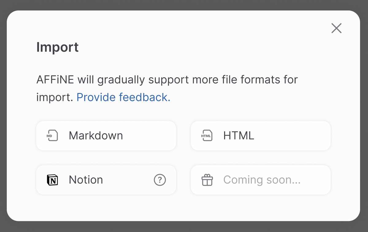 Import modal dialog window UI bugs (especially buttons) · Issue #3936 · toeverything/blocksuite ...