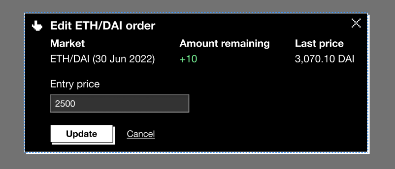 Edit order · Issue #470 · vegaprotocol/frontend-monorepo · GitHub