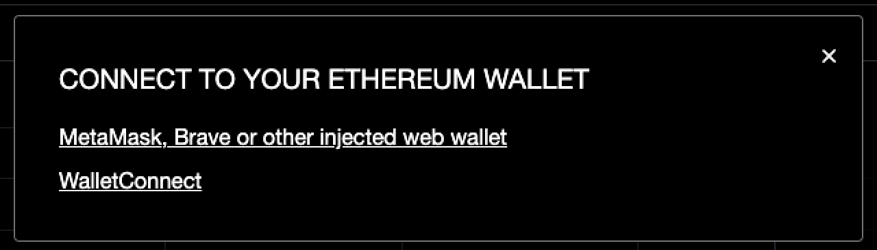 Dont require Ethereum connection to display collateral · Issue #1812 · vegaprotocol/frontend ...