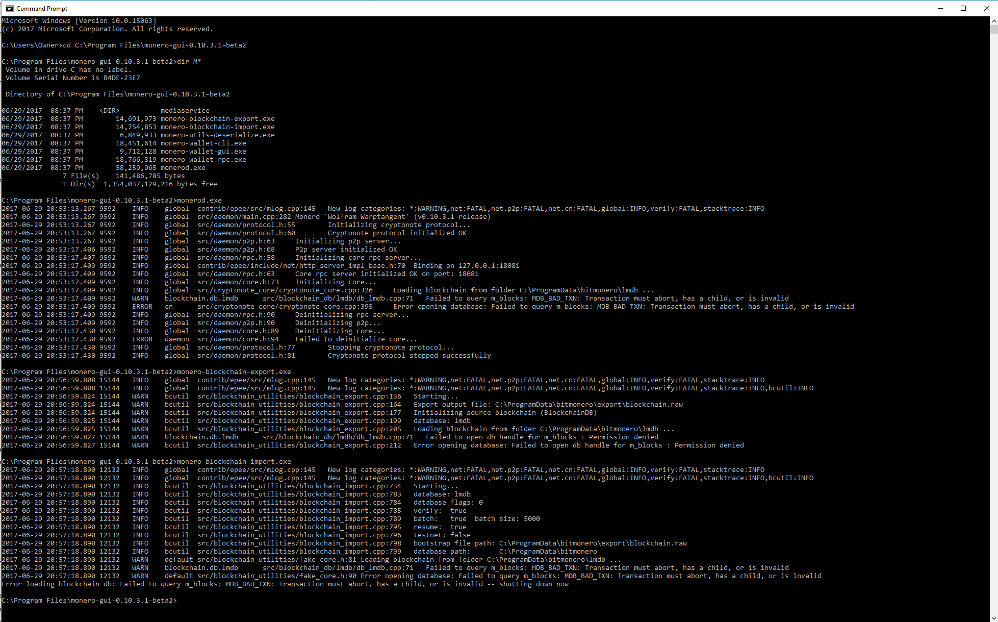 Trouble with Windows 10 GUI Wallet and CLI monerod · Issue #2136 · monero-project/monero · GitHub