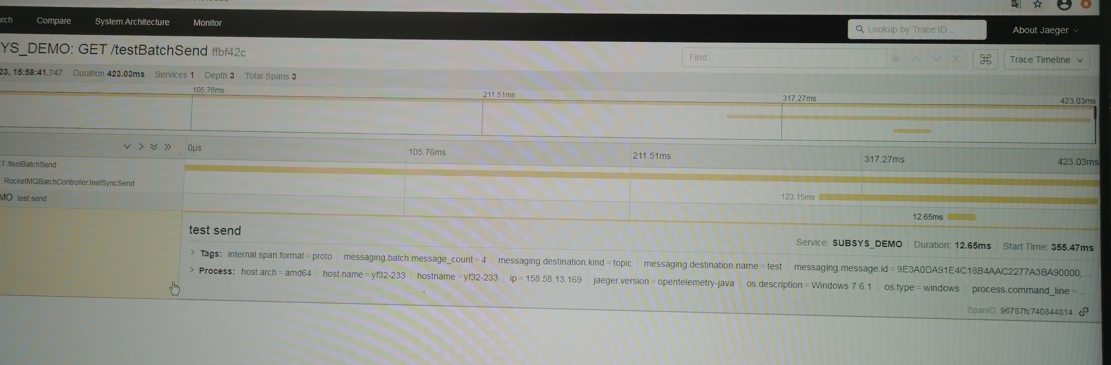 Traceid Cant Be Connected When Using Rocketmq Sends Batch Messages · Issue 9141 · Open