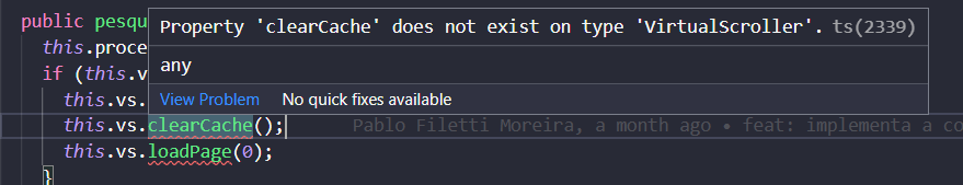 Add clearCache method to VirtualScroller and Table · Issue #8881 · primefaces/primeng · GitHub