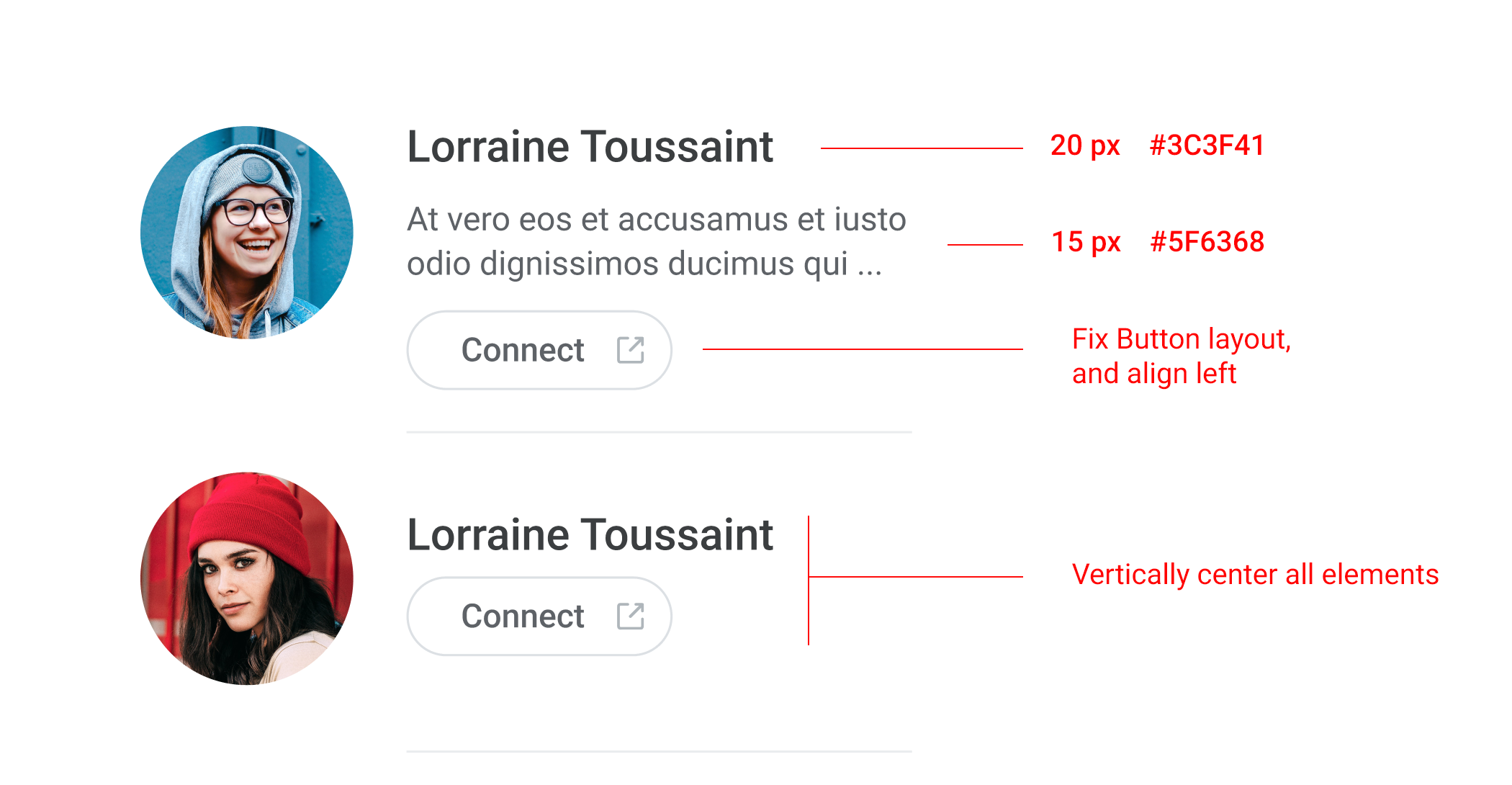 People List Layout Fix Mobile Version · Issue 205 · Stakwork Sphinx Tribes · Github