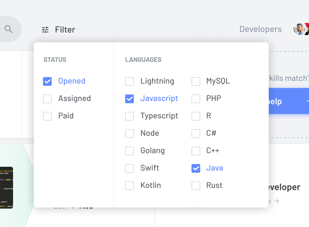 Bounties - Filter · Issue #369 · stakwork/sphinx-tribes · GitHub