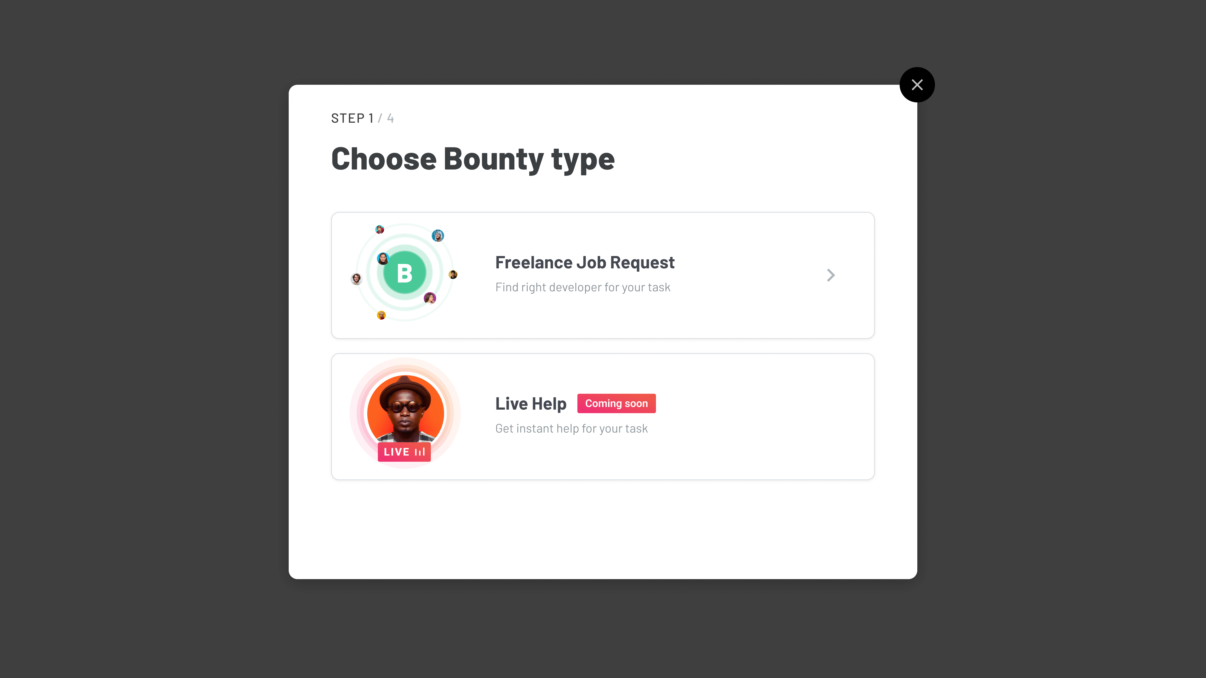 Additional step for Bounty Creation Wizard · Issue #391 · stakwork/sphinx-tribes · GitHub