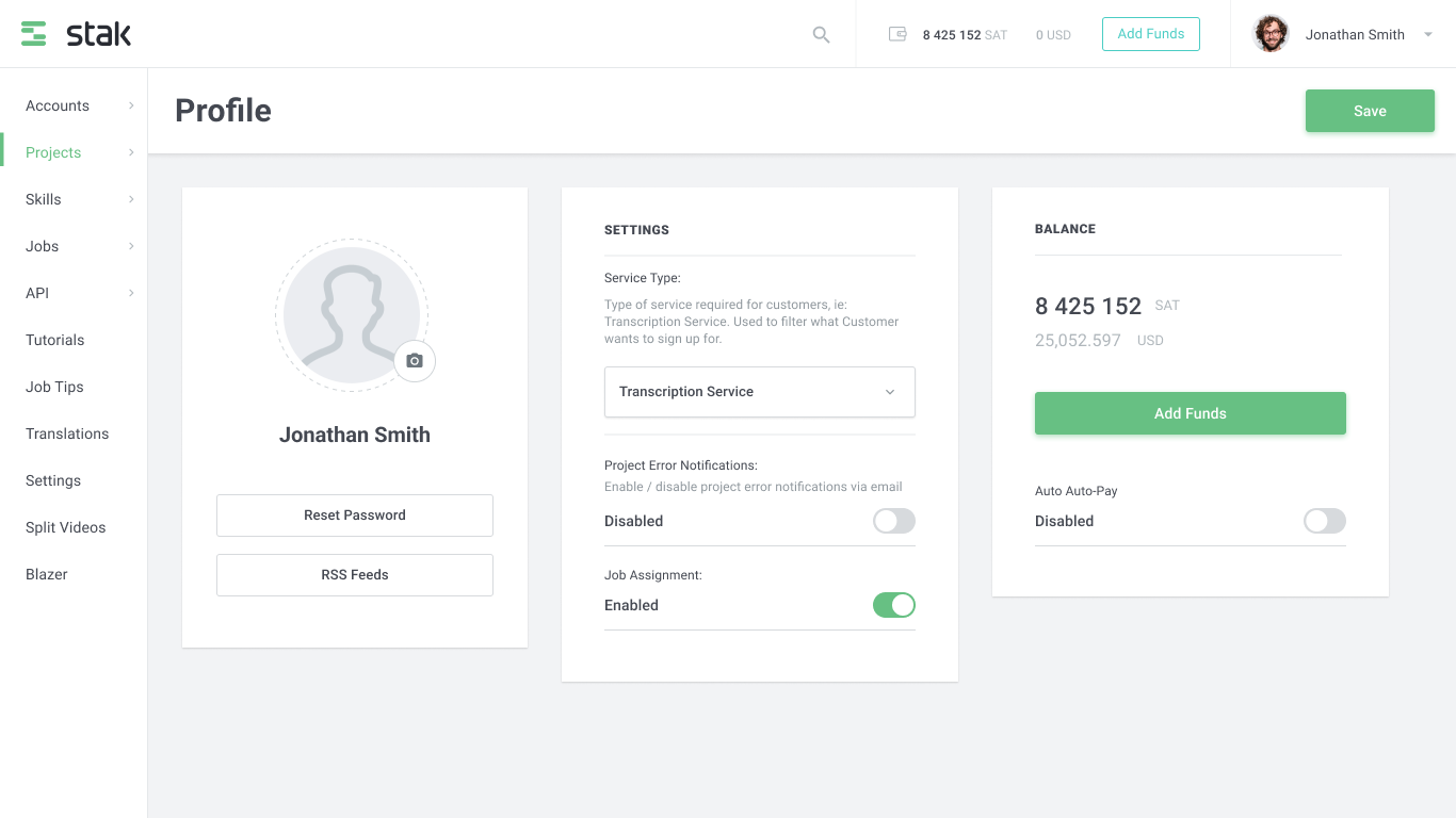 Stakwork Customer Profile Page - Create Html/CSS version · Issue #428 · stakwork/sphinx-tribes ...