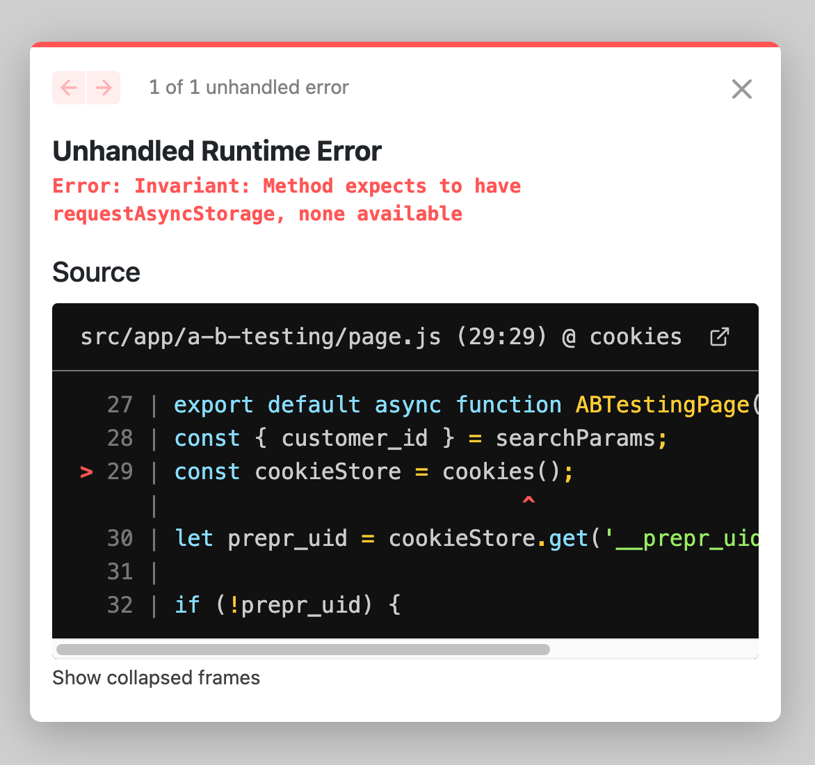 Next.js 13 APP directory cookies don't work on stackblitz. · Issue ...