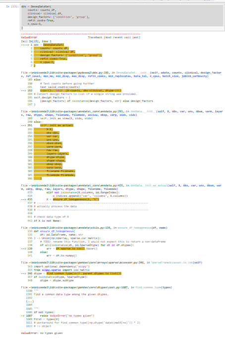 [BUG] DeseqDataSet no types given · Issue #128 · owkin/PyDESeq2 · GitHub