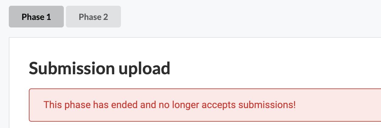 Wrong error message when phase has ended · Issue #847 · codalab/codabench · GitHub