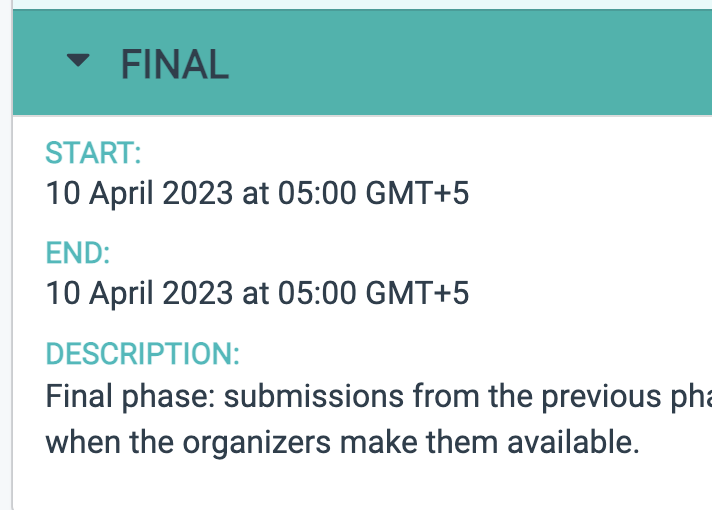 Wrong error message when phase has ended · Issue #847 · codalab/codabench · GitHub