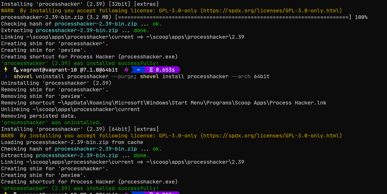 processhacker installation fails · Issue #5472 · ScoopInstaller/Extras · GitHub