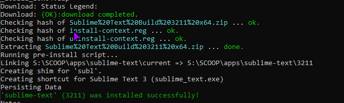 Sublime Text3211 Download Via Aria2 Failed · Issue 3579 · Scoopinstallerextras · Github
