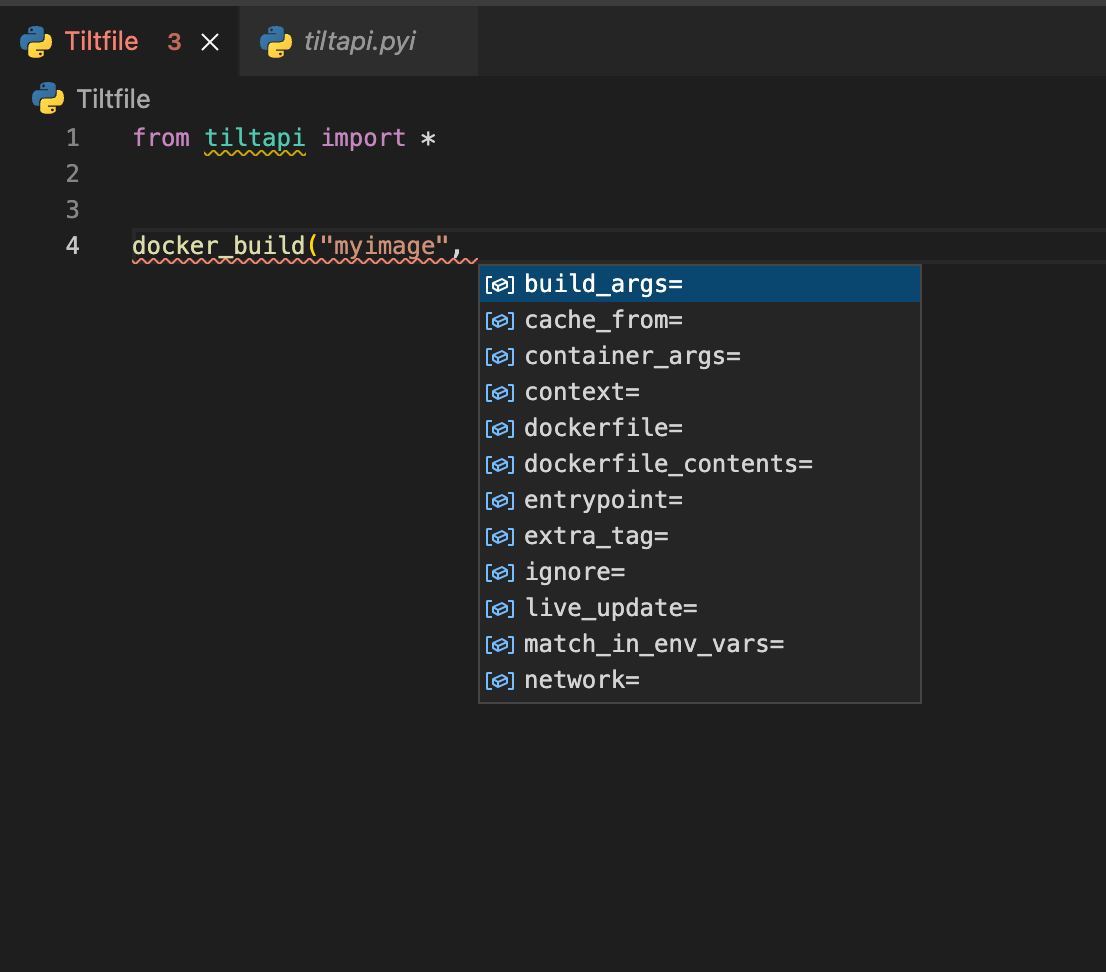Vs Code Tiltfile Editor Support · Issue 4734 · Tilt Dev Tilt · Github
