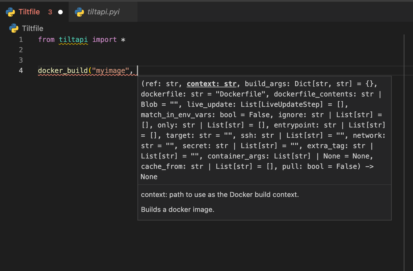 Vs Code Tiltfile Editor Support · Issue 4734 · Tilt Dev Tilt · Github