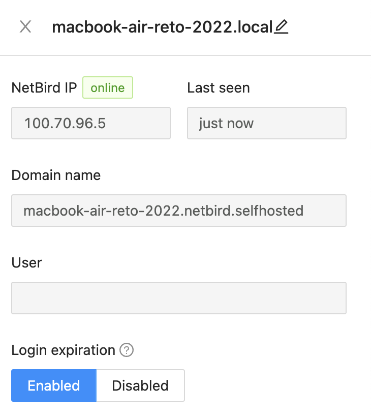 Usernames are not displayed for peers · Issue #724 · netbirdio/netbird · GitHub