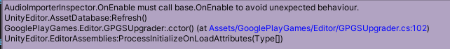 GooglePlayGames.Editor.GPGSUpgrader:.cctor() causing errors. · Issue #2870 · playgameservices ...