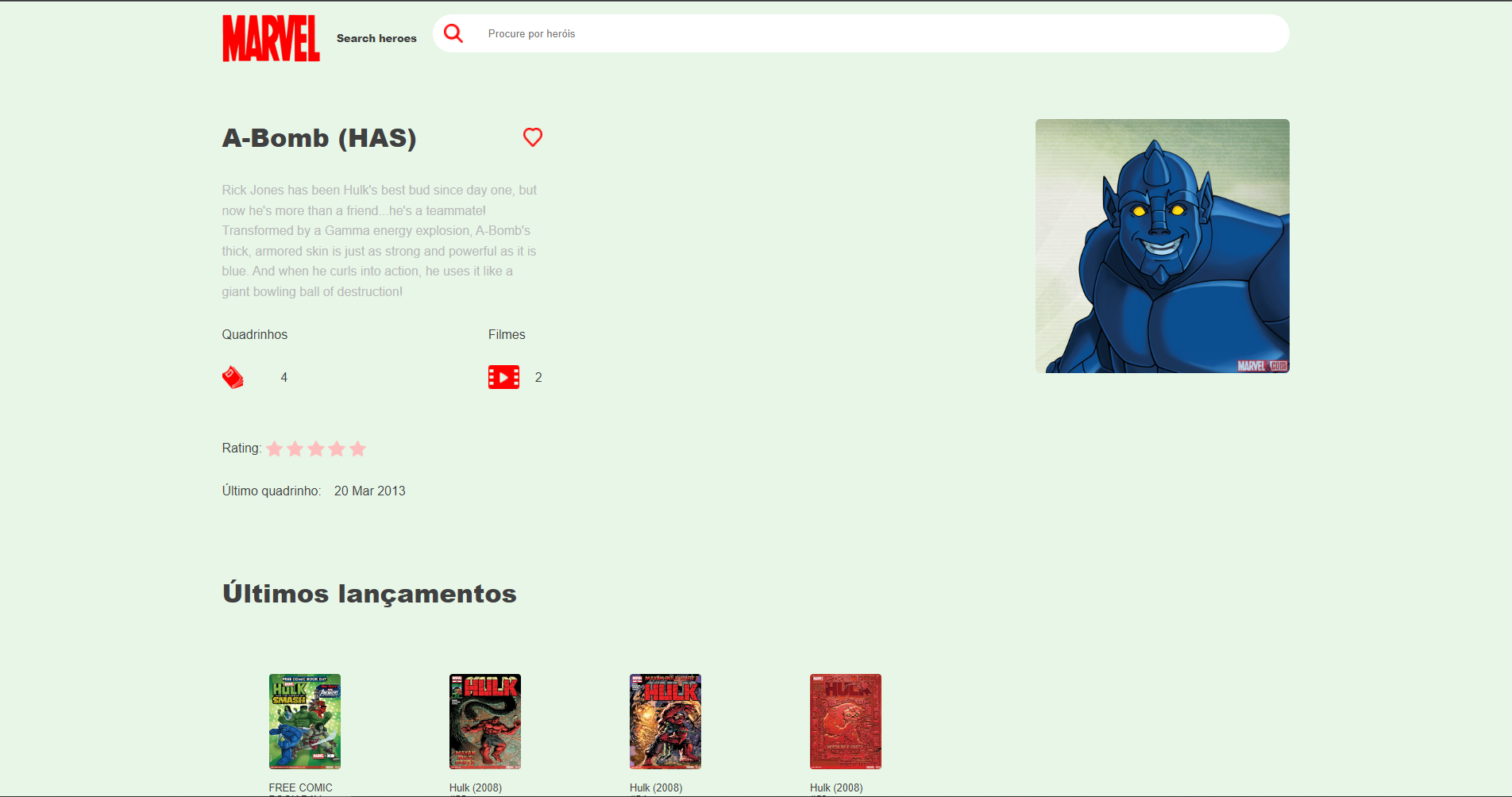 GitHub - anndross/marvel-heroes