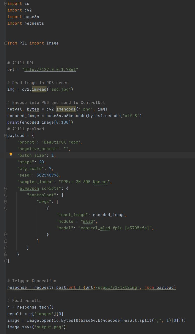 I want to call web AIP, but no matter how I manipulate controlnet, it doesn't work, including ...