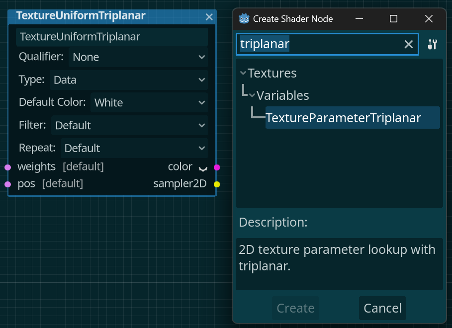 Visualshader Node Textureparametertriplanar Name Inconsistency · Issue 71495 · Godotengine