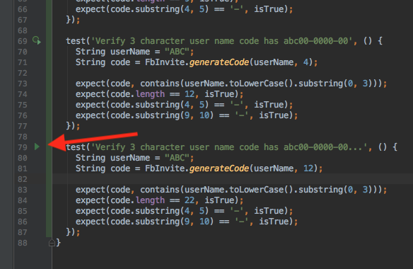 Unit tests all pass but the left gutter icon still showing it failed ...