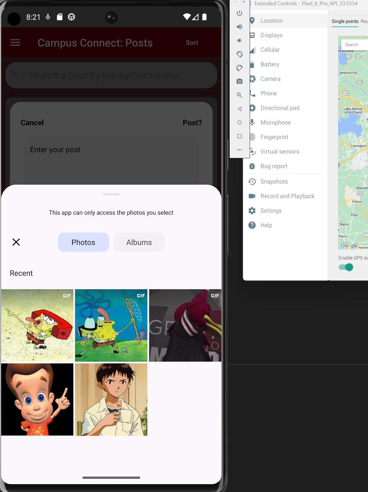 Cannot upload photo for post · Issue #172 · SCCapstone/CampusConnect · GitHub