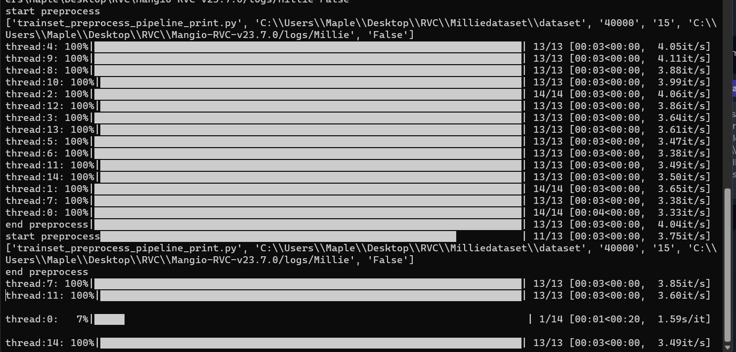 Preprocess Stops Even Tho Its Not Fully Done · Issue 80 · Mangio621mangio Rvc Fork · Github