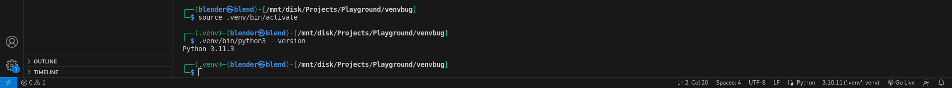 Pylance not finding venv modules what venv is active · Issue #4679 · microsoft/pylance-release ...