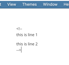 Multiline HTML comments show as normal text · Issue #5511 · typora ...