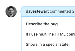 Multiline HTML comments show as normal text · Issue #5511 · typora ...
