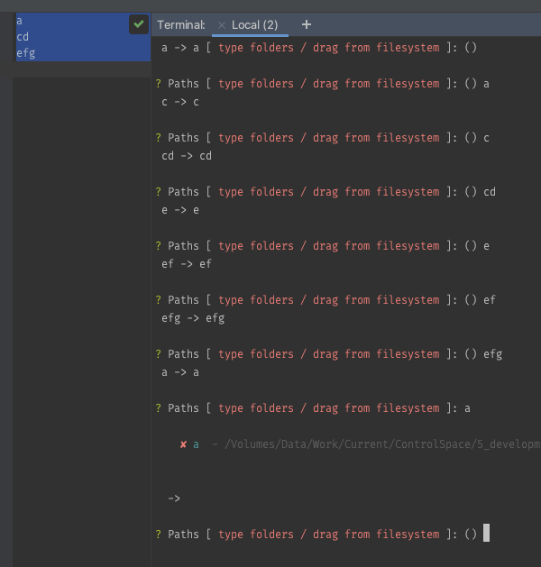 How to paste multiple lines? · Issue #960 · SBoudrias/Inquirer.js · GitHub