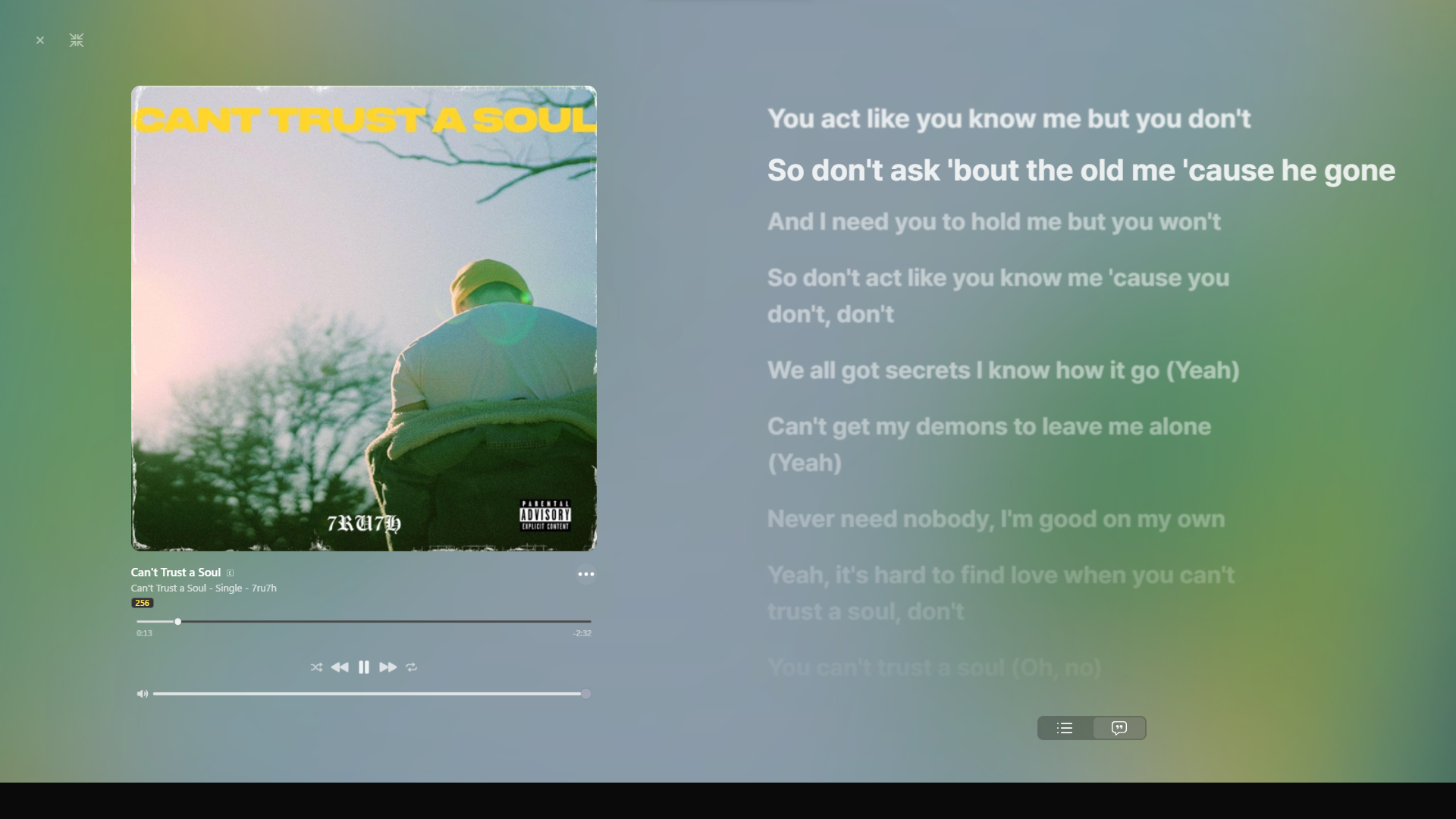 [Bug]: Immersive/Fullscreen Mode Issue · Issue #185 · ciderapp/Cider-2 · GitHub