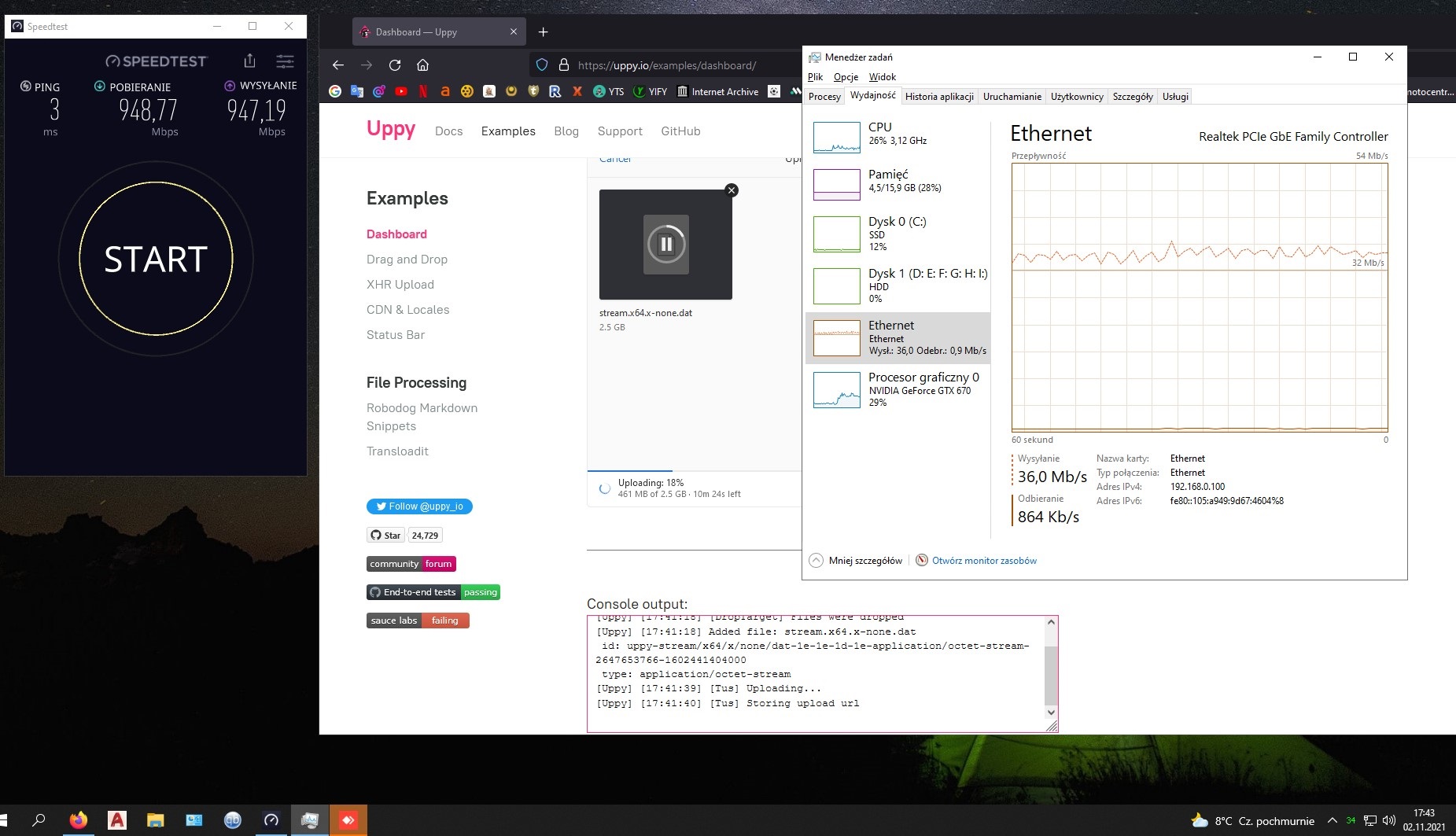 Upload sppeed · Issue #3292 · transloadit/uppy · GitHub
