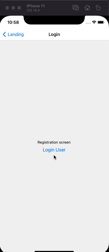 Wrong screen transitioning when changing from one stack of screens to ...