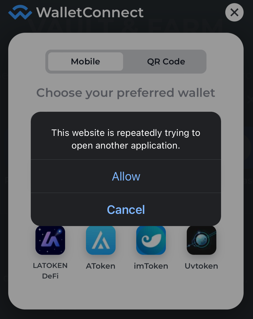 WalletConnect not opening in iPhone · rainbow-me rainbowkit · Discussion #1213 · GitHub