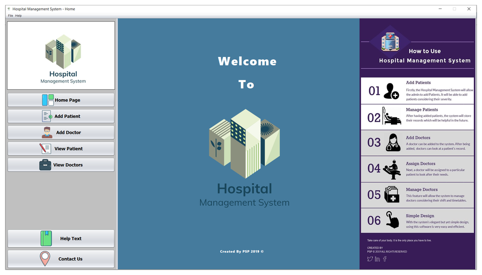 GitHub - susonsapkota/HospitalManagementSystem: Simple java swing ...