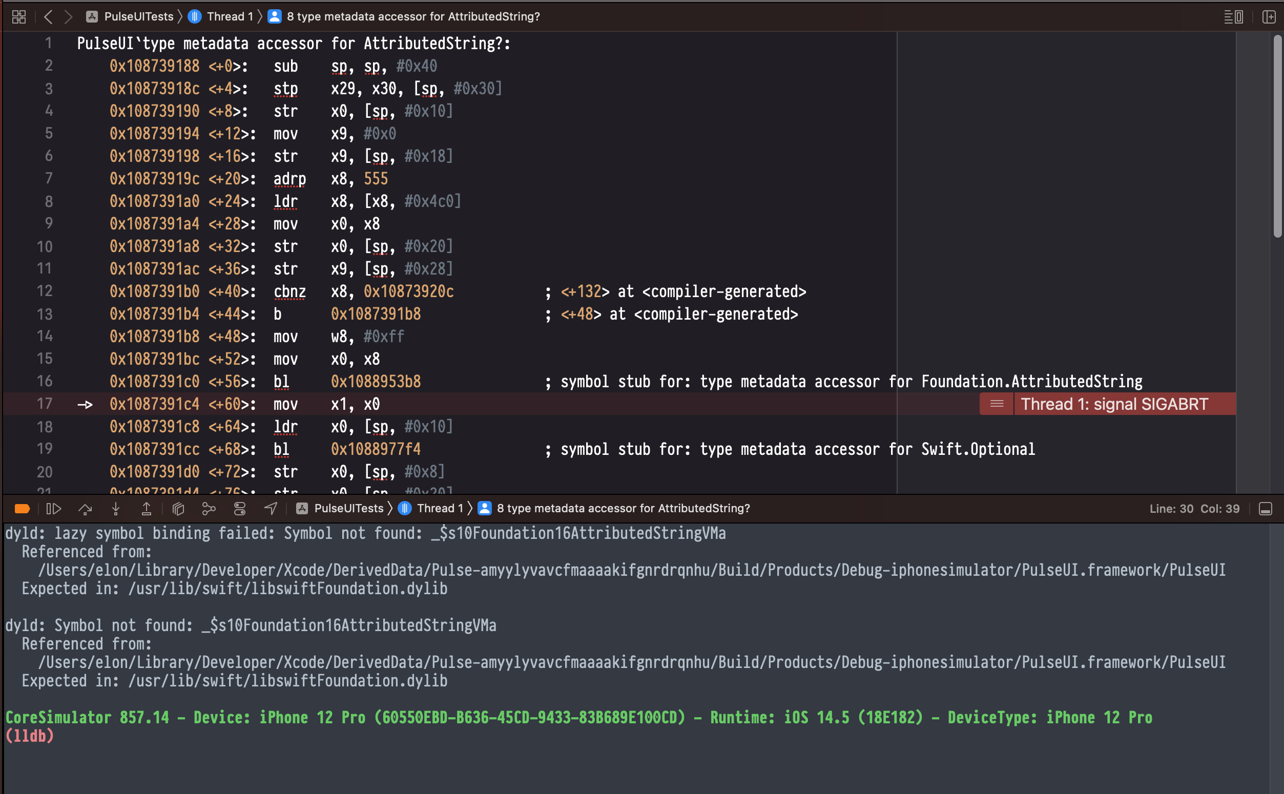 Crashes on iOS 14 · Issue #171 · kean/Pulse · GitHub