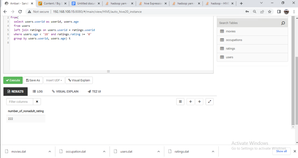 GitHub - GiaBaoTranAnalyst/Hive-Zippelin-HDFS-User-Occupation-and-Movies-Ratings-Data-Exploration