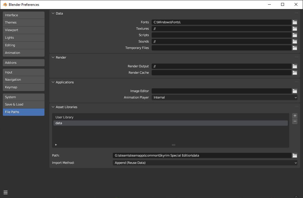 Textures not loaded if the nif is not in the meshes folder · Issue #145 · BadDogSkyrim/PyNifly ...